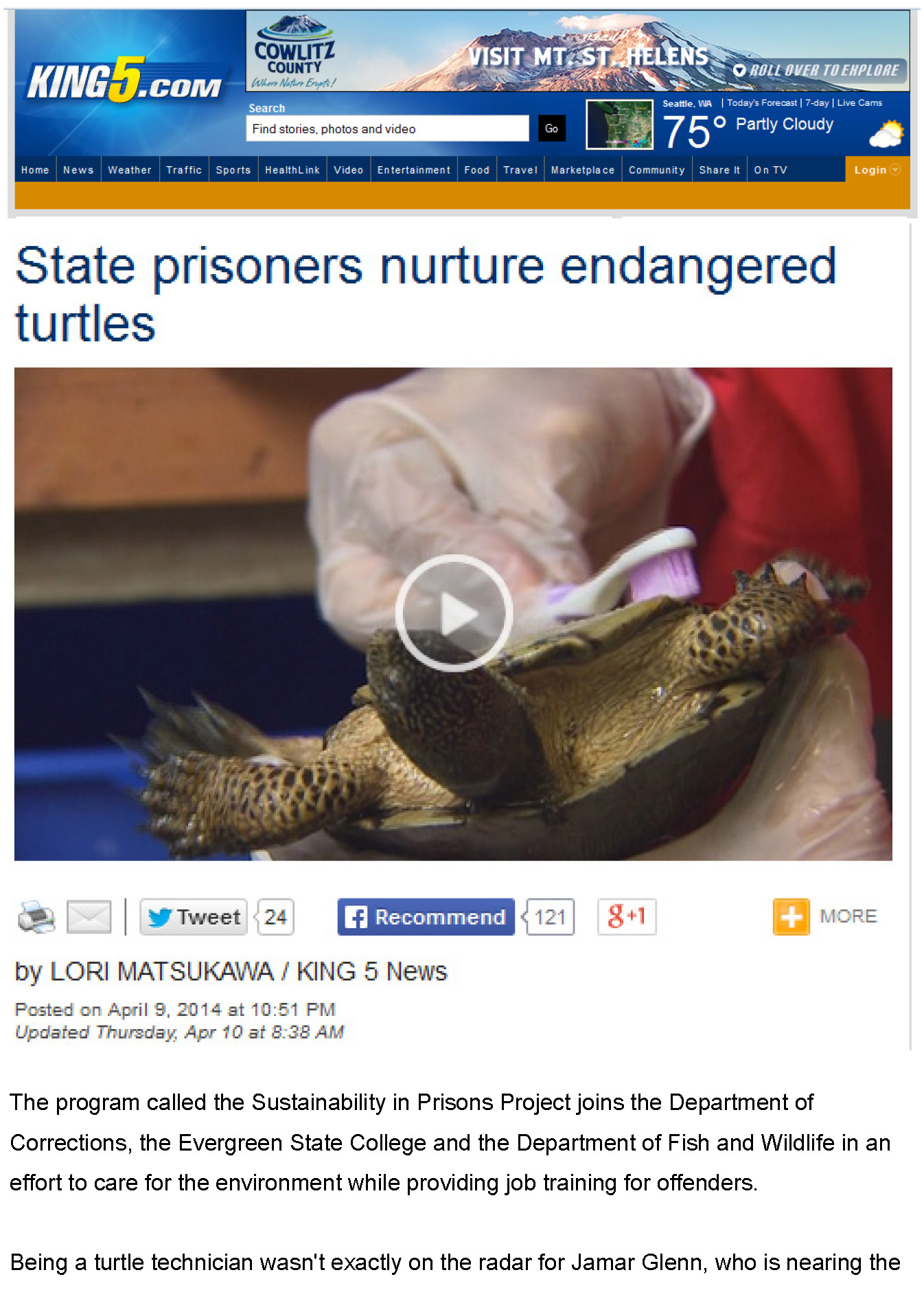 Press & Media Room | Sustainability in Prisons Project